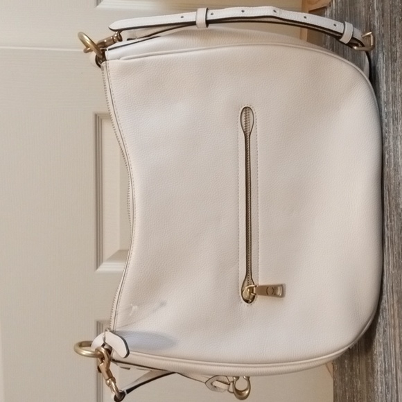 Coach | Bags | Coach Soft Tabby Leather Stone Ivory Hobo Bag New | Poshmark